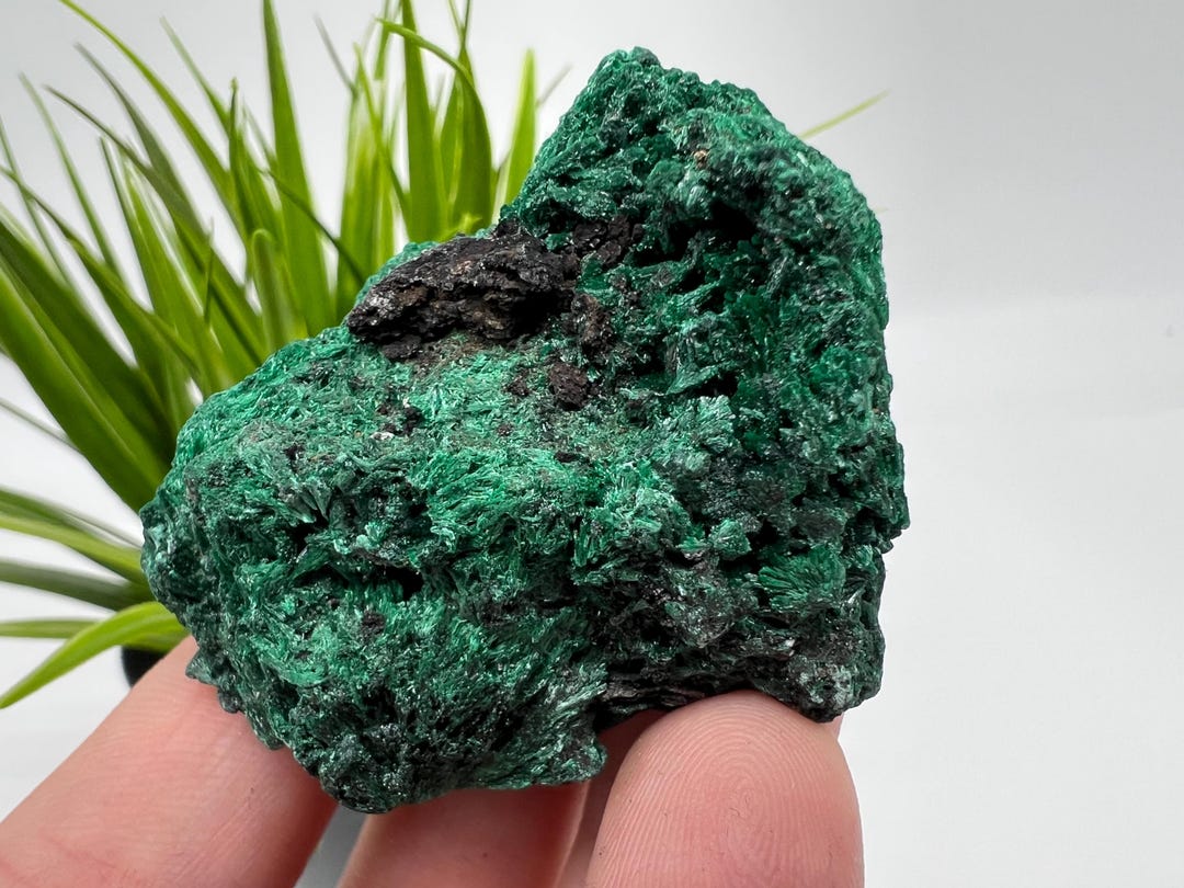 Green Malachite on Matrix, Moroccan Mineral Specimen - Etsy