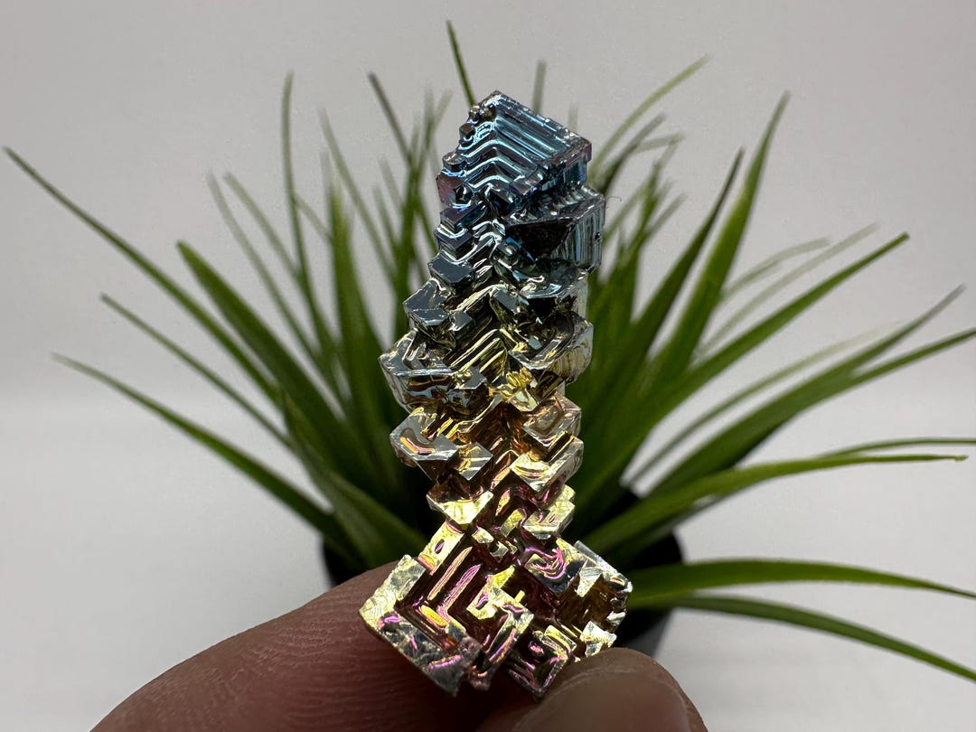Rainbow Bismuth Cluster,bismuth Specimen,bismuth Crystal,lab Grown ...