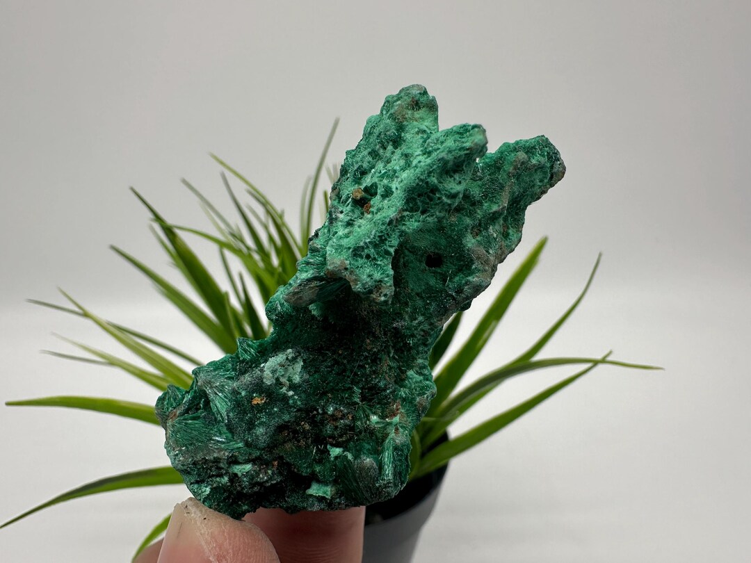 Green Malachite on Matrix, Moroccan Mineral Specimen - Etsy