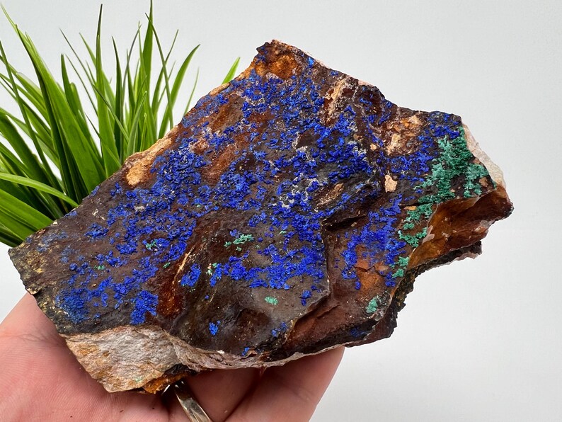 Green Malachite on Matrix, Moroccan Mineral Specimen - Etsy