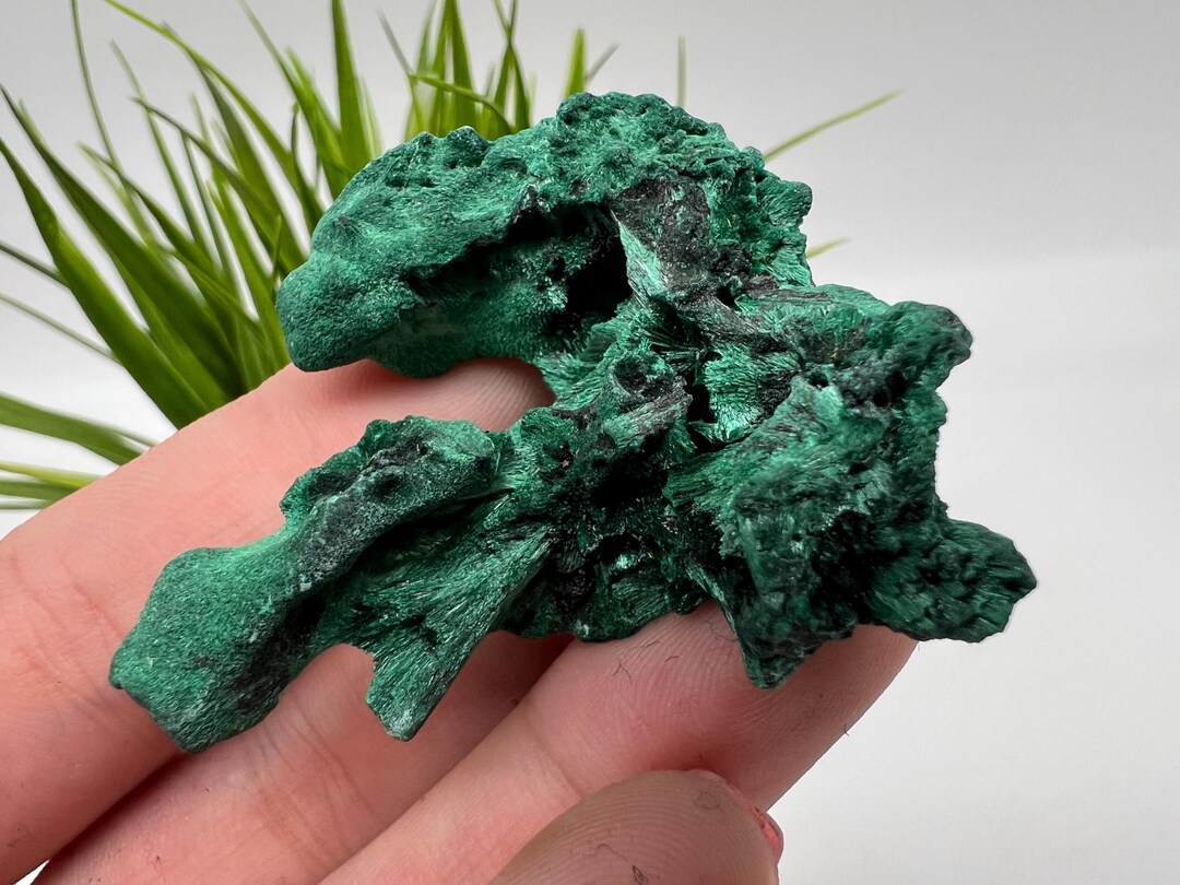 Moroccan Green Malachite on Matrix, Mineral Specimen - Etsy
