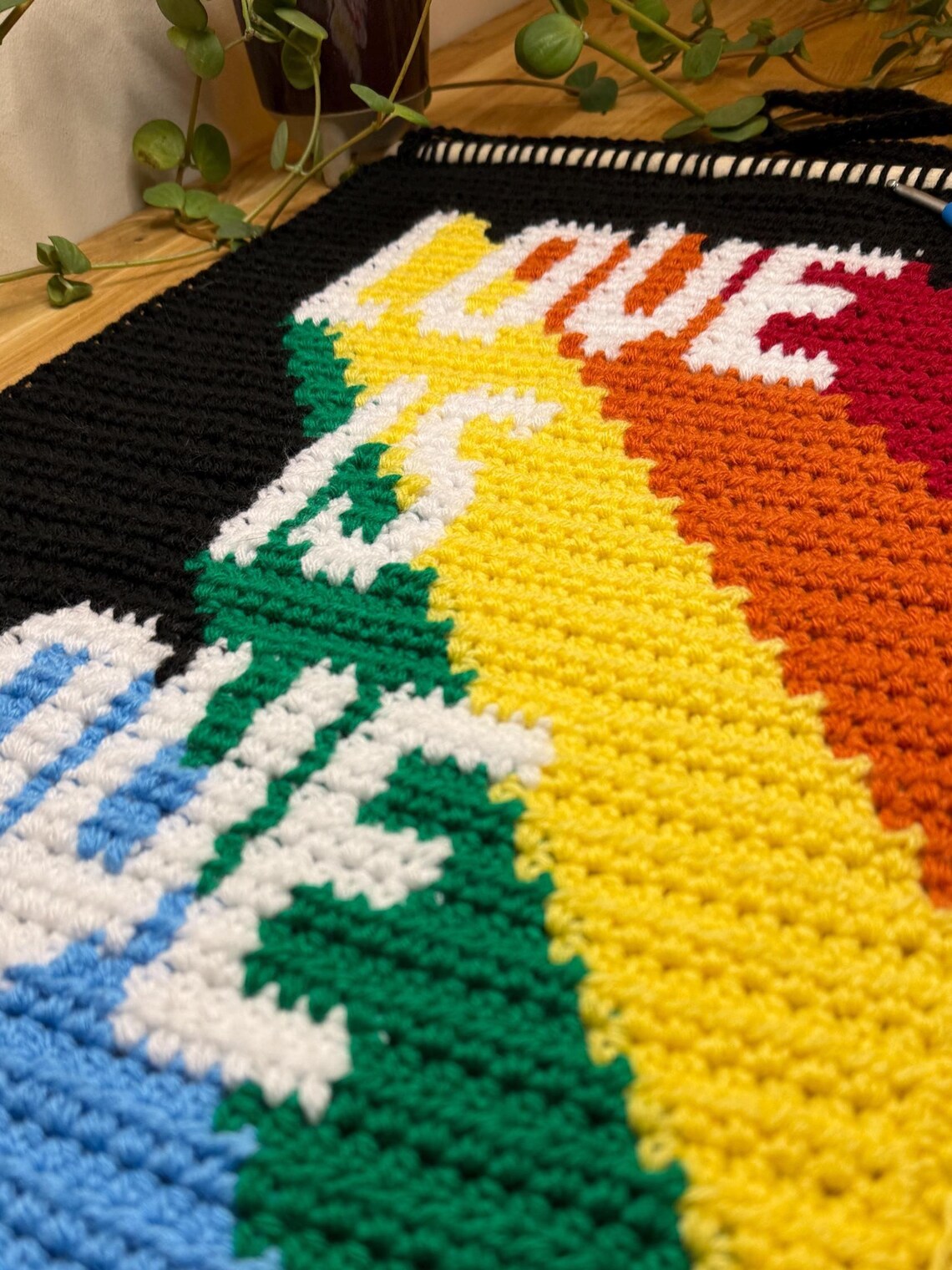 Love is Love Wall Hanging | Crochet Pattern | Craftivism Collection ...