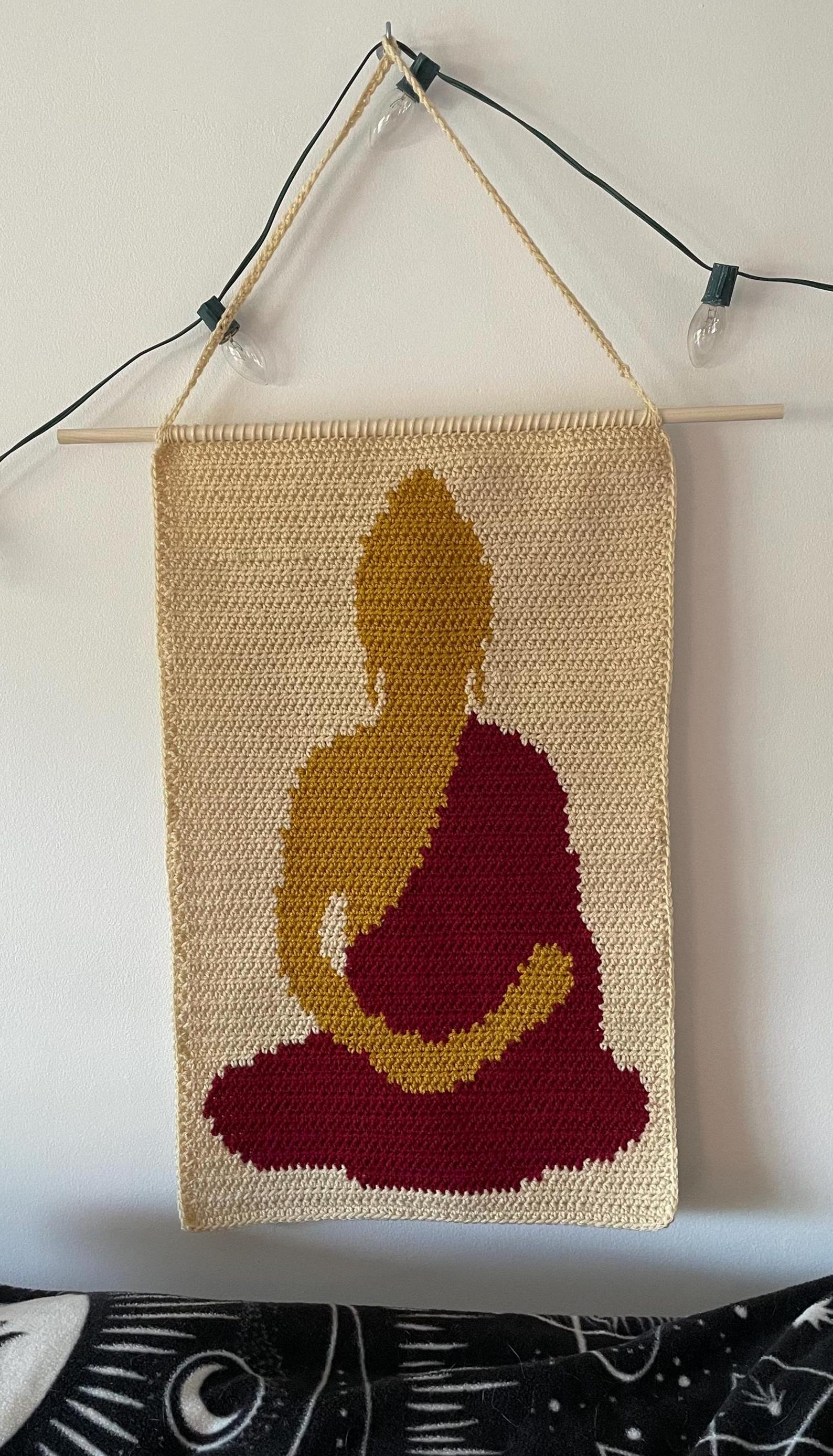 Buddha Wall Hanging | Crochet Pattern | Yoga Series | Wall Decor ...