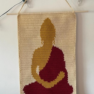 Buddha Wall Hanging | Crochet Pattern | Yoga Series | Wall Decor ...