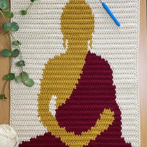 Buddha Wall Hanging | Crochet Pattern | Yoga Series | Wall Decor ...