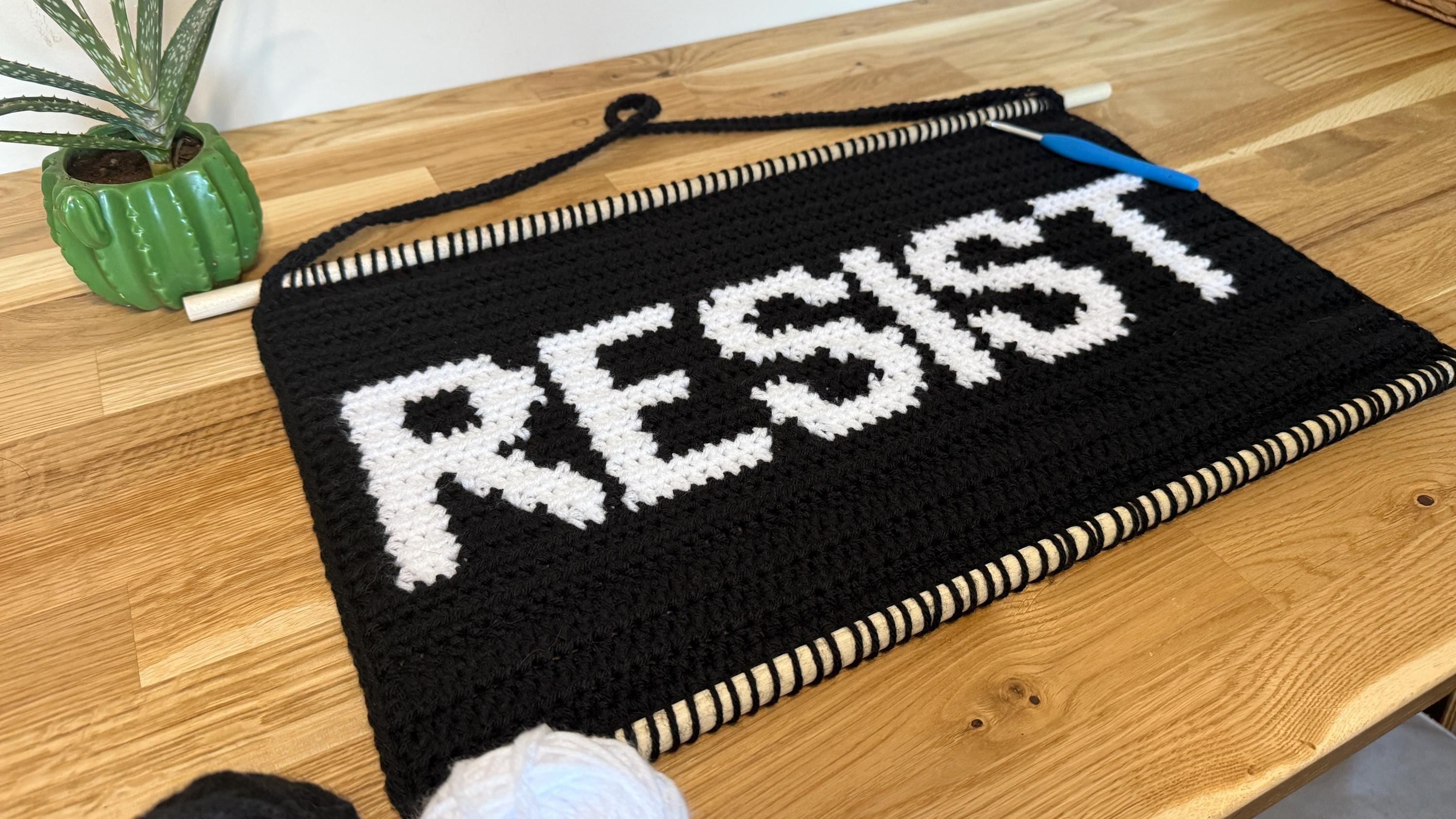 Resist Wall Hanging & Wearable Sign | Crochet Pattern | Protest Sign ...