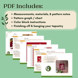 Ohm Wall Hanging | Crochet Pattern | Yoga Series | Wall Decor ...