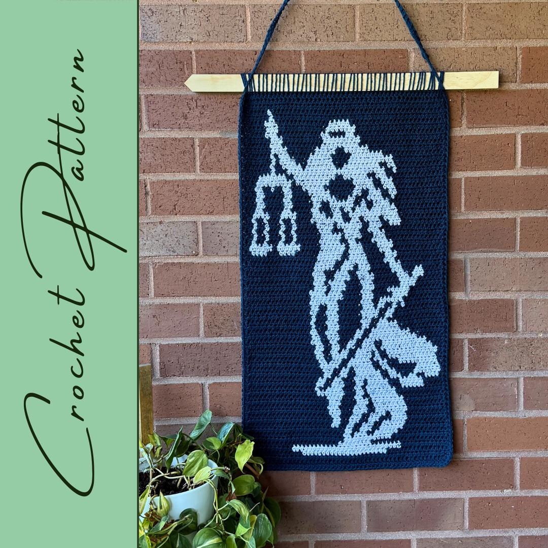 Lady Justice Wall Hanging | Crochet Pattern | Craftivism Collection ...