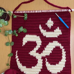 Ohm Wall Hanging | Crochet Pattern | Yoga Series | Wall Decor ...