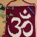 Ohm Wall Hanging | Crochet Pattern | Yoga Series | Wall Decor ...