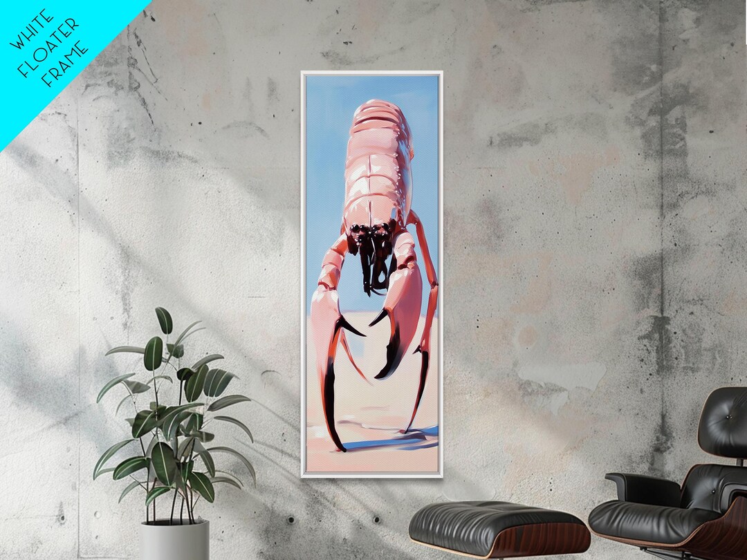 Giant Crab Canvas Print: Surreal Coastal Wall Art - Etsy