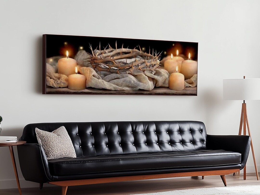 Crown of Mercy - Framed Canvas Print - Christian Wall Art - Christian ...