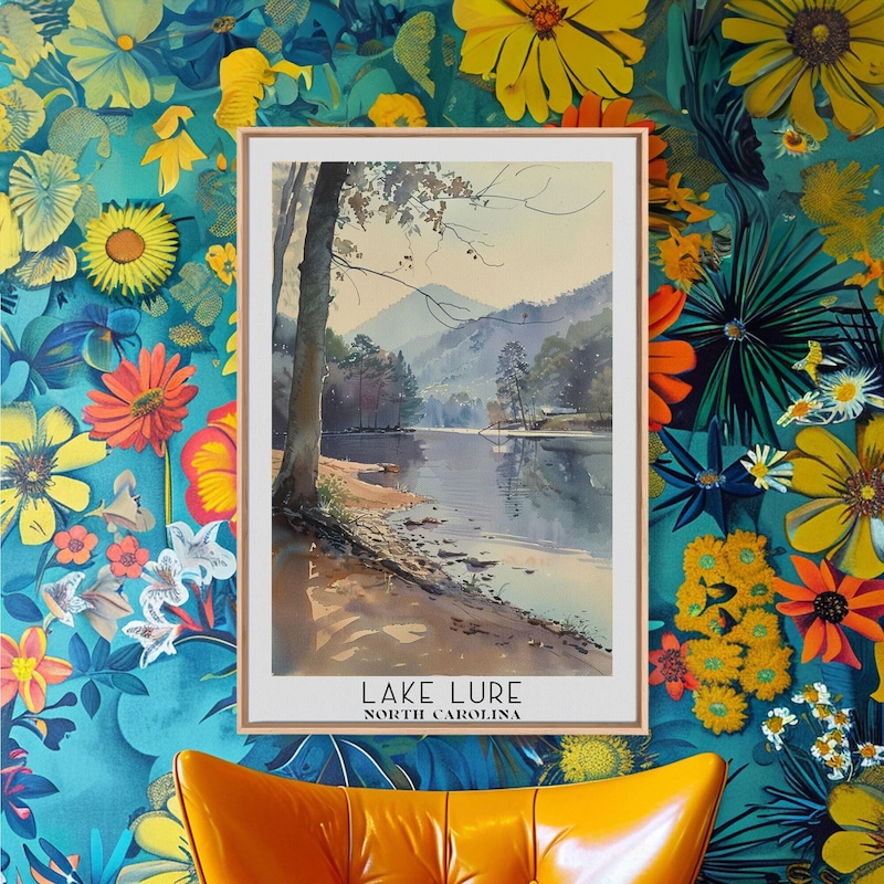 Lake Canvas - Etsy