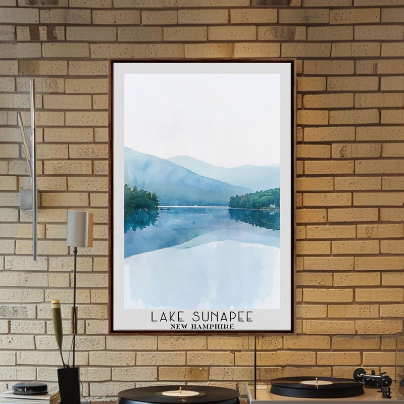 Sunapee Poster - Etsy