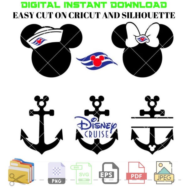 Nautical Mickey Mouse - Etsy