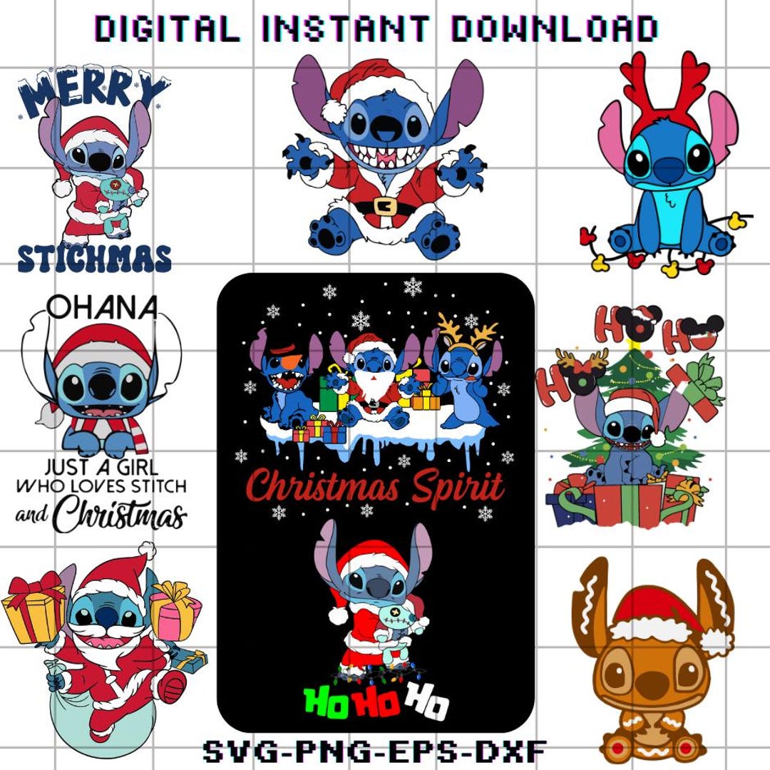 Merry Stitchmas Svg Bundle, Christmas Stitch Png, Christmas Gingerbread ...