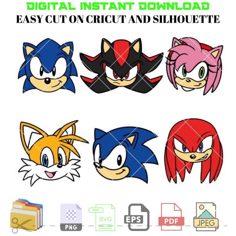 Sonic Head - Etsy