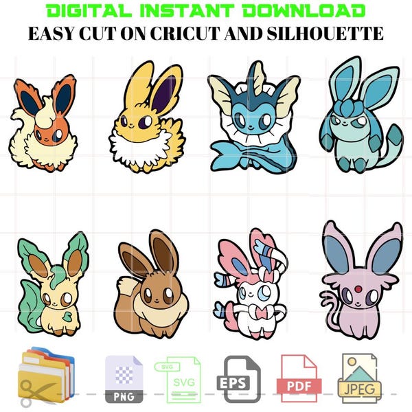 Eevee Svg - Etsy