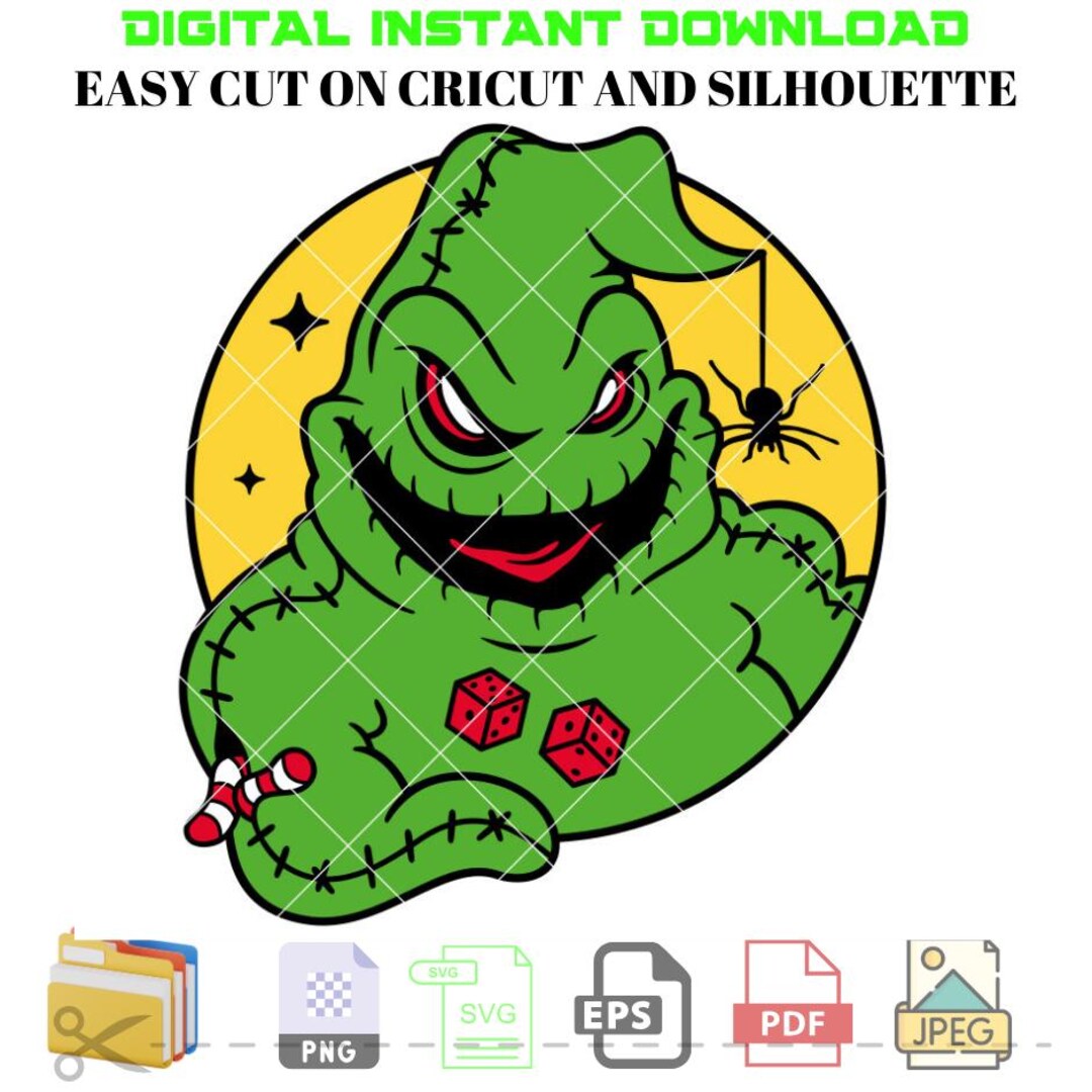 Oogie Boogie Jack Balloon Svg, Nightmare Before Christmas Svg ...
