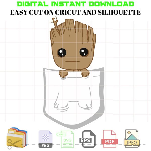 Groot Clipart - Etsy