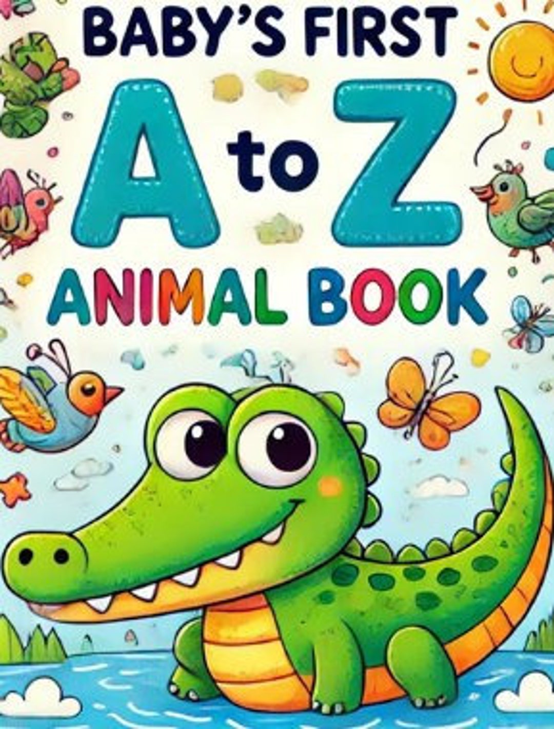 Printable Baby's First A to Z Animal Book - Etsy