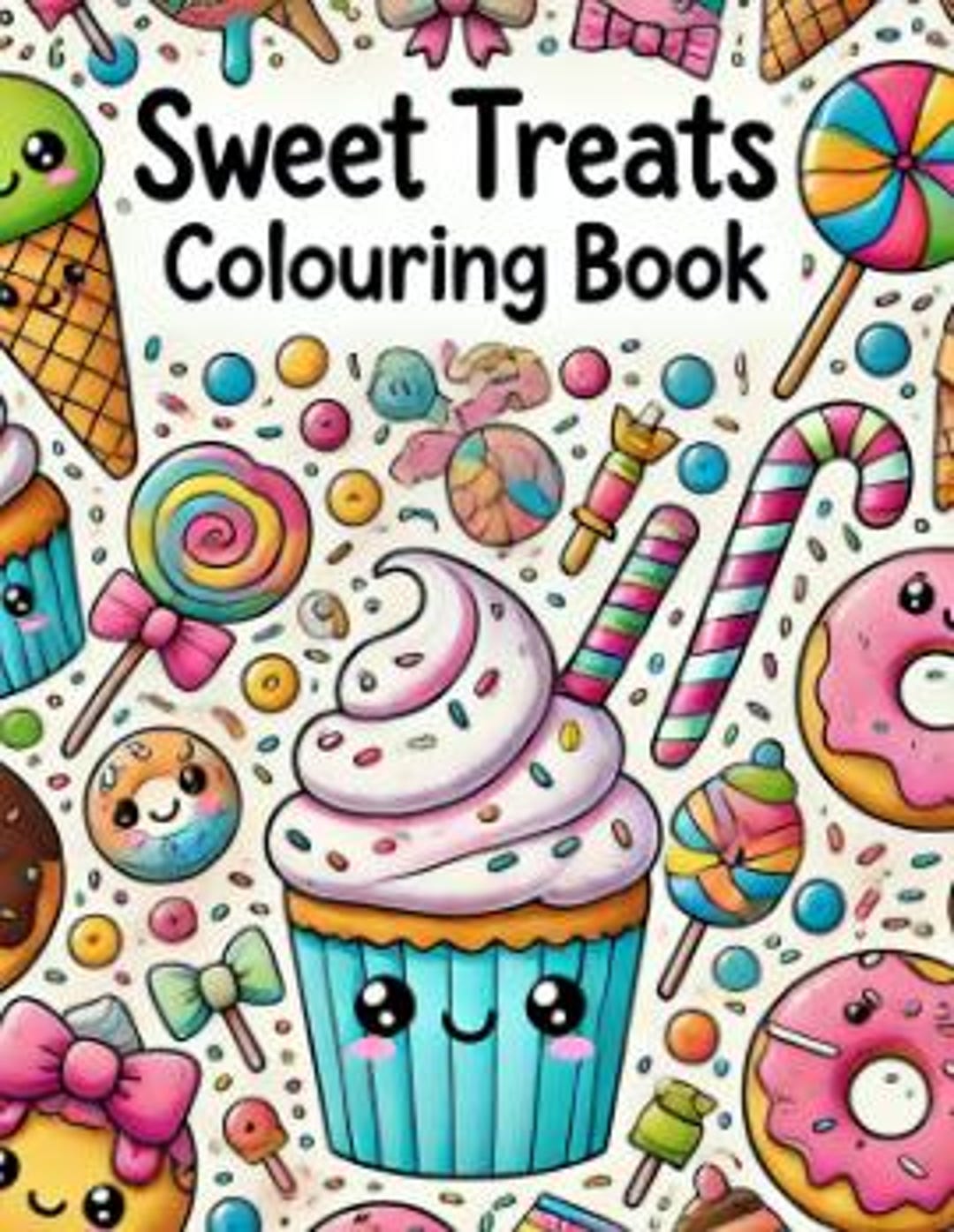 Sweet Treats Colouring Book for Kids: 25 Delightful Pages - Etsy