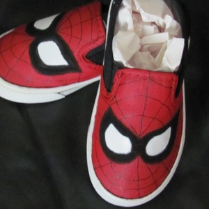Adult Hand Painted Spider Shoes - Etsy