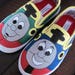 Choo Choo Train Shoes Custom Made Hand Painted - Etsy