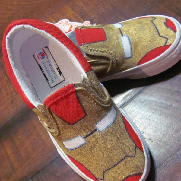 Iron Man Custom Shoes - Etsy