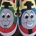 Choo Choo Train Shoes Custom Made Hand Painted - Etsy