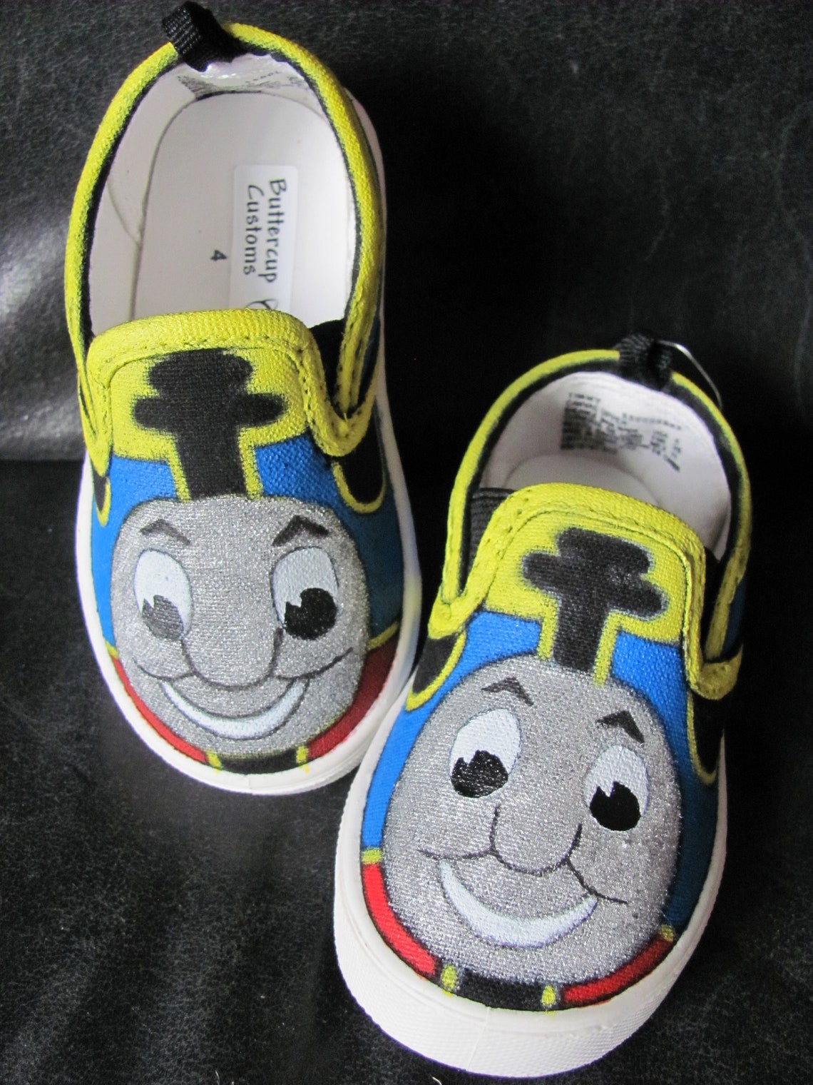Hand Painted Custom Choo Choo Train Shoes - Etsy