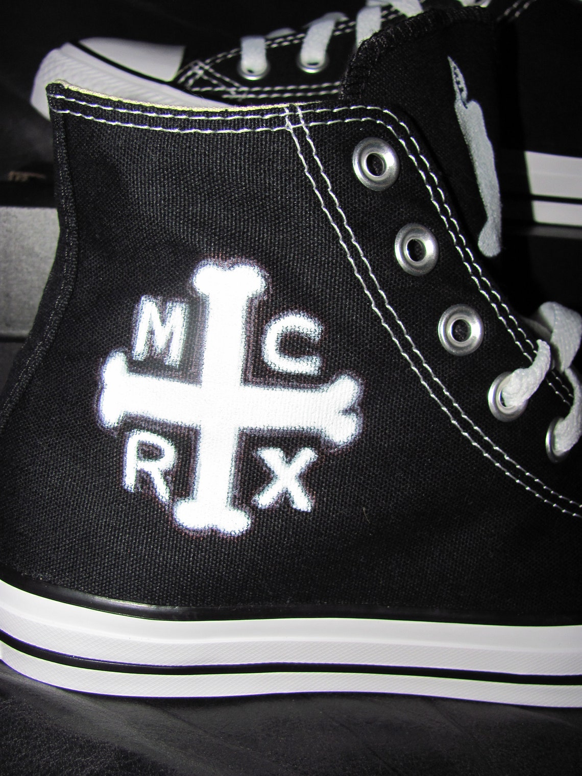 My Chemical Romance Hand Painted Hi Top Converse Custom Shoes | Etsy