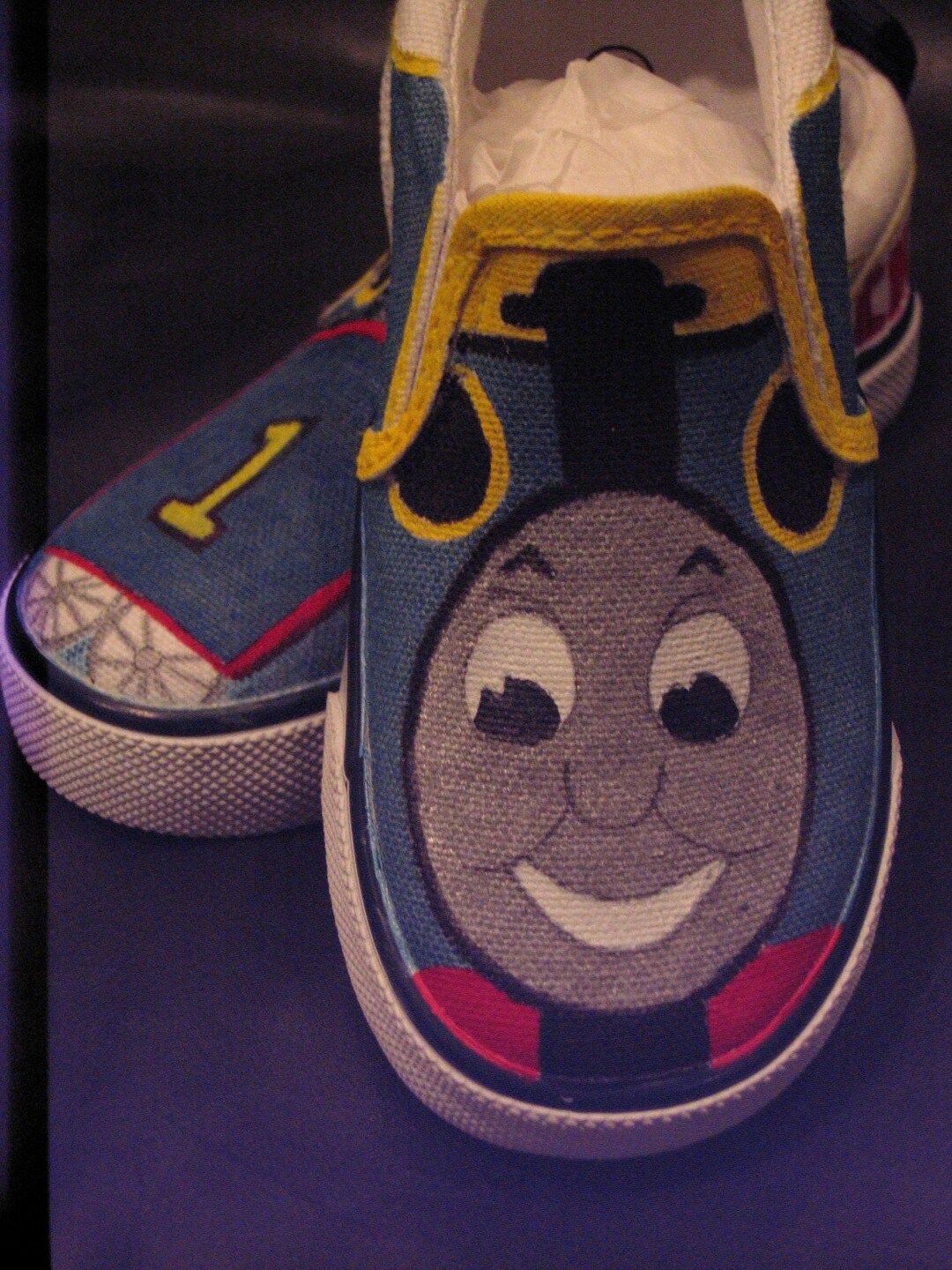 Hand Painted Custom Choo Choo Train Shoes - Etsy