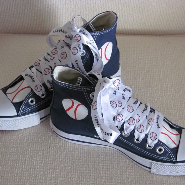 Baseball Converse - Etsy