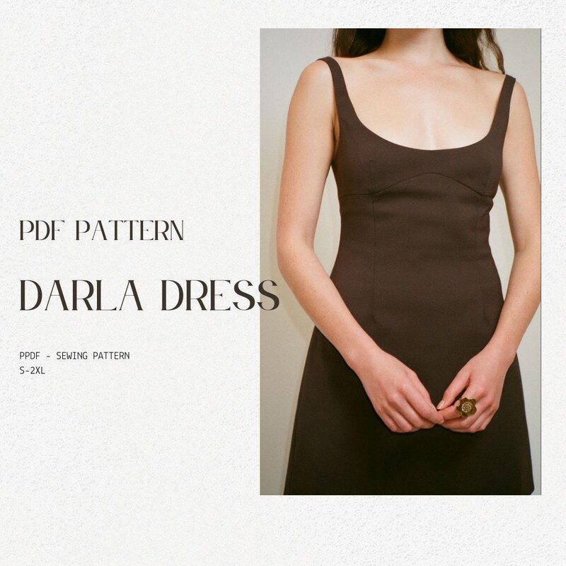 Panel Dress Pattern - Etsy