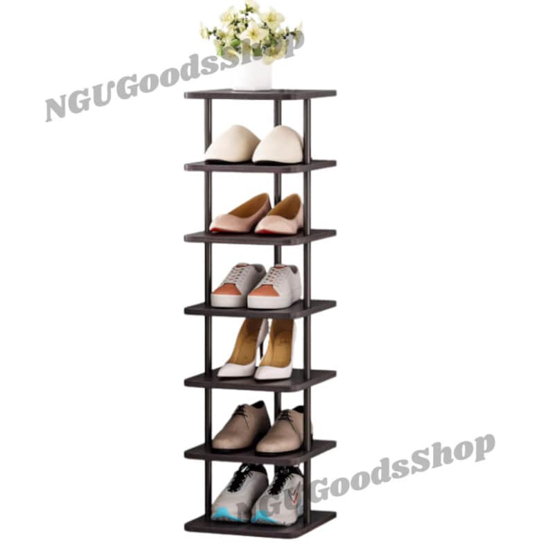 7 Tier Corner Shoe Rack | Entryway Shoe Rack | Tall Shoe Rack | Shoe ...