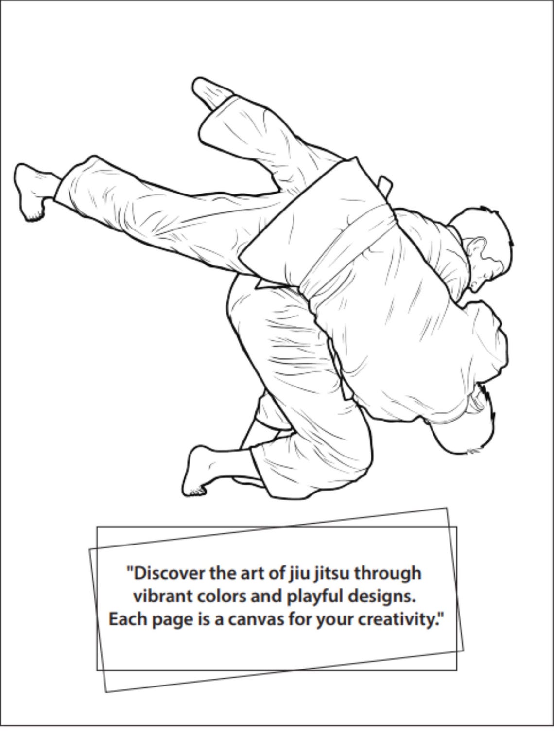 Jiu Jitsu Coloring Book for Young Warriors: Embrace the Art of Jiu ...