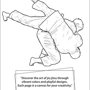 Jiu Jitsu Coloring Book for Young Warriors: Embrace the Art of Jiu ...