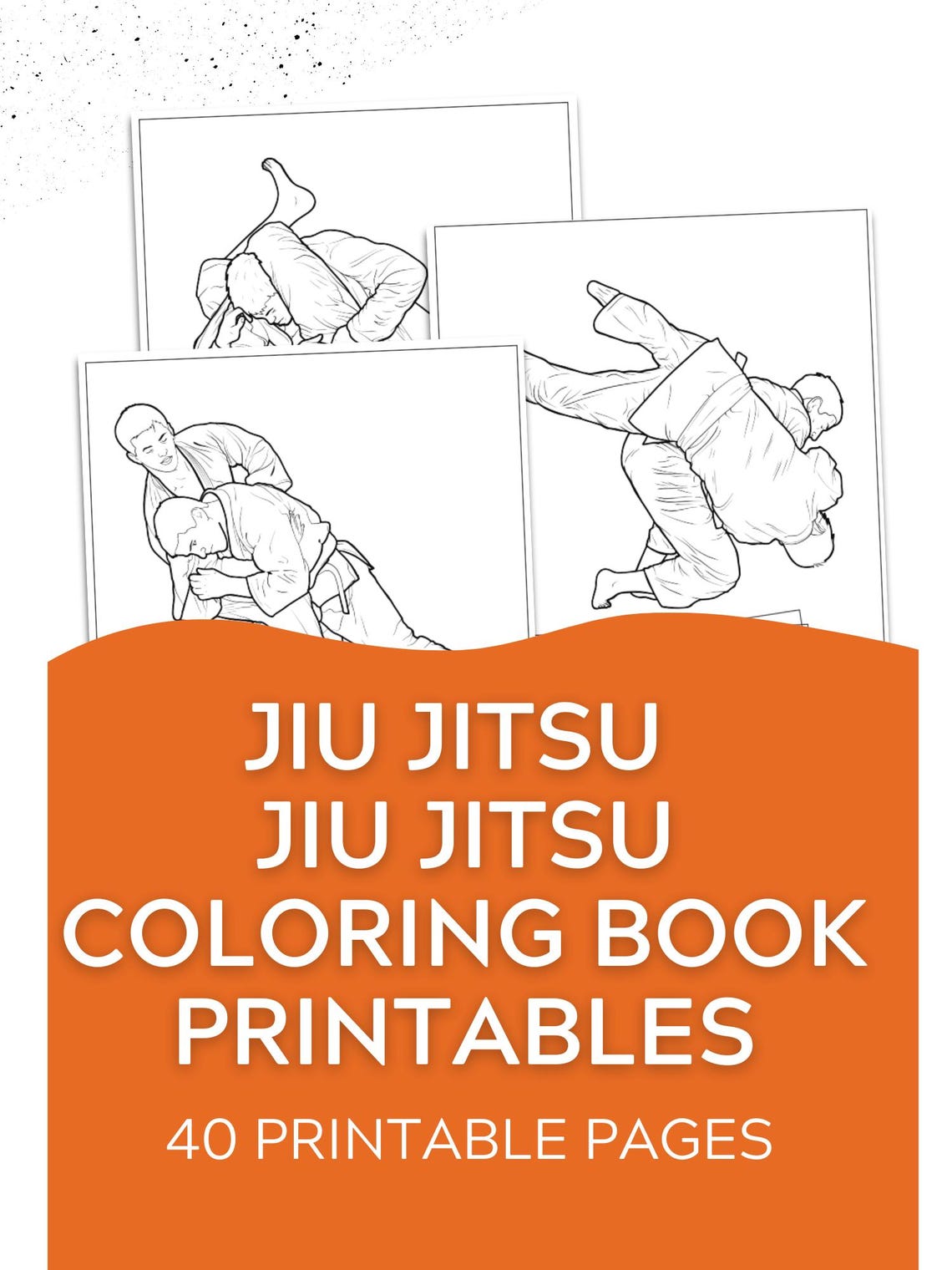Jiu Jitsu Coloring Book for Young Warriors: Embrace the Art of Jiu ...