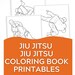 Jiu Jitsu Coloring Book for Young Warriors: Embrace the Art of Jiu ...