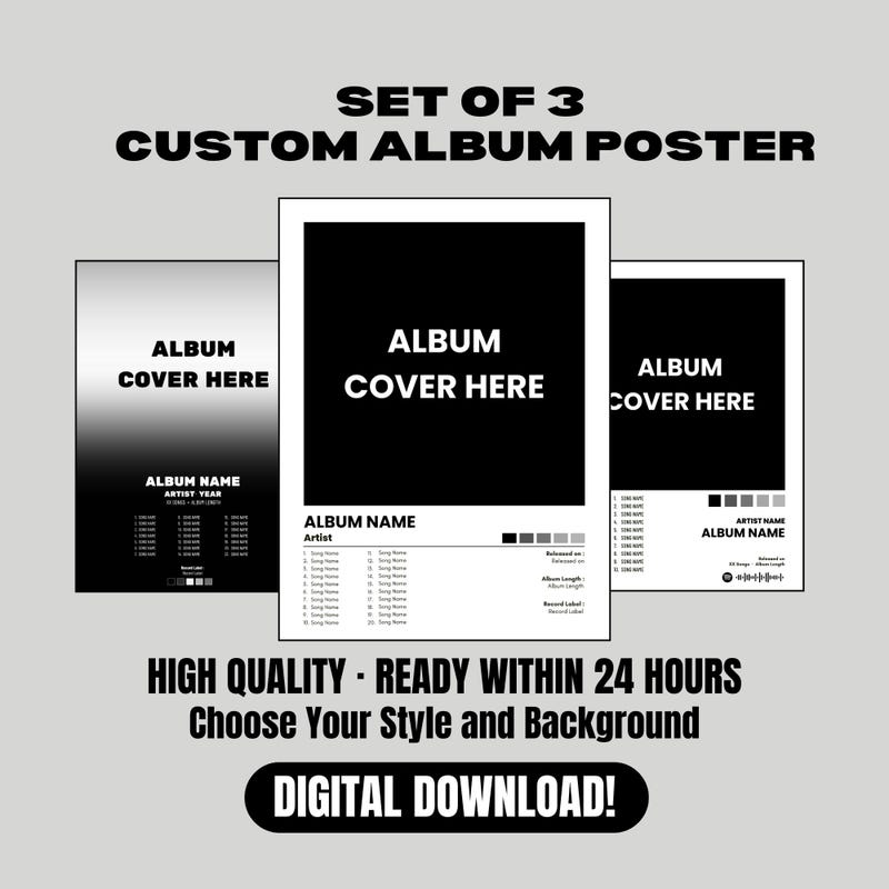 Album Cover Posters - Etsy
