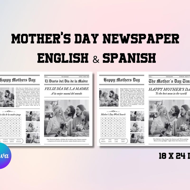 Spanish Mothers Day Card - Etsy