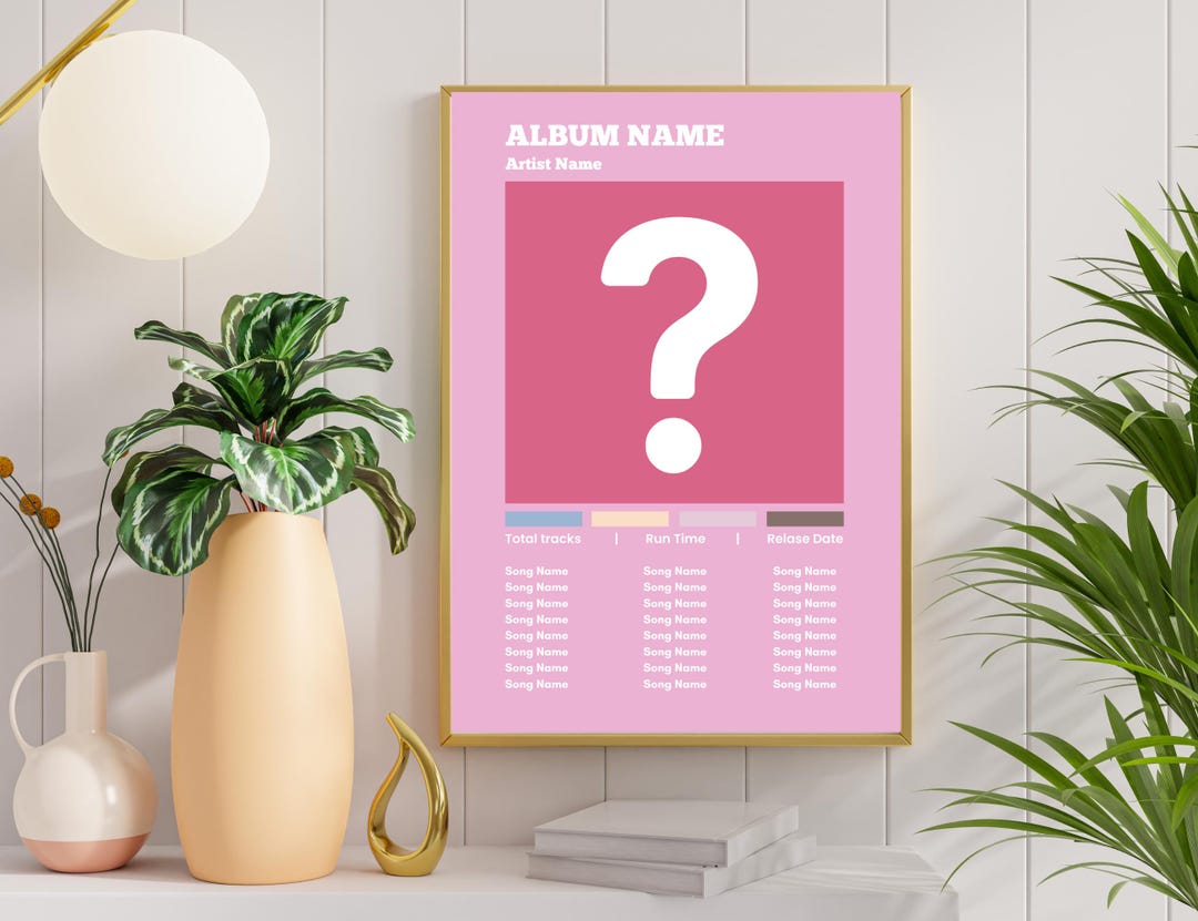 Custom Album Cover Posters, Album Cover Prints Personalized and Custom Wall Art and Aesthetic ...