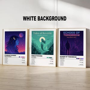 Set of 3 Custom Album Poster, Choose Your Own Music Poster, Custom ...