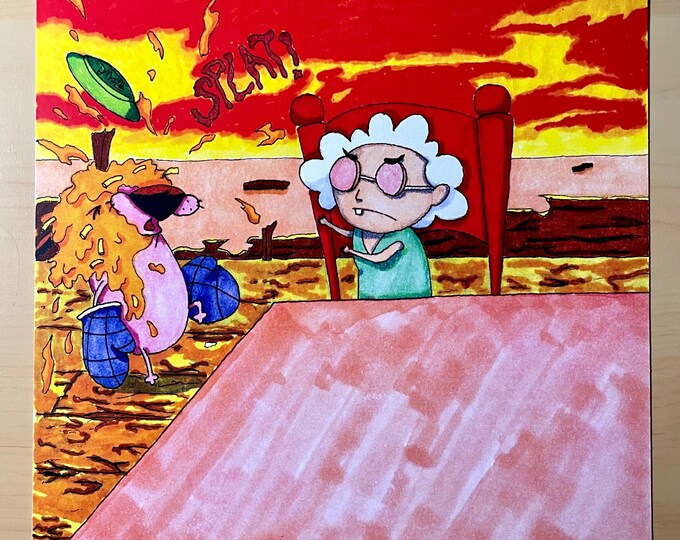 I Hate Macaroni and Cheese Courage the Cowardly Dog Cartoon Network 90s ...