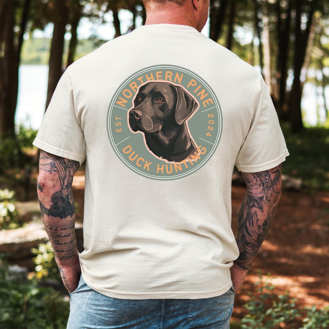 Chocolate Lab Hunting Water Fowl Shirt Duck Hunting Gift Comfort Colors ...