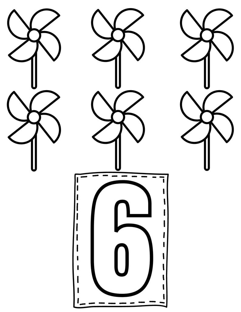 Printable Number Colouring Pages, Digital Download - Etsy UK