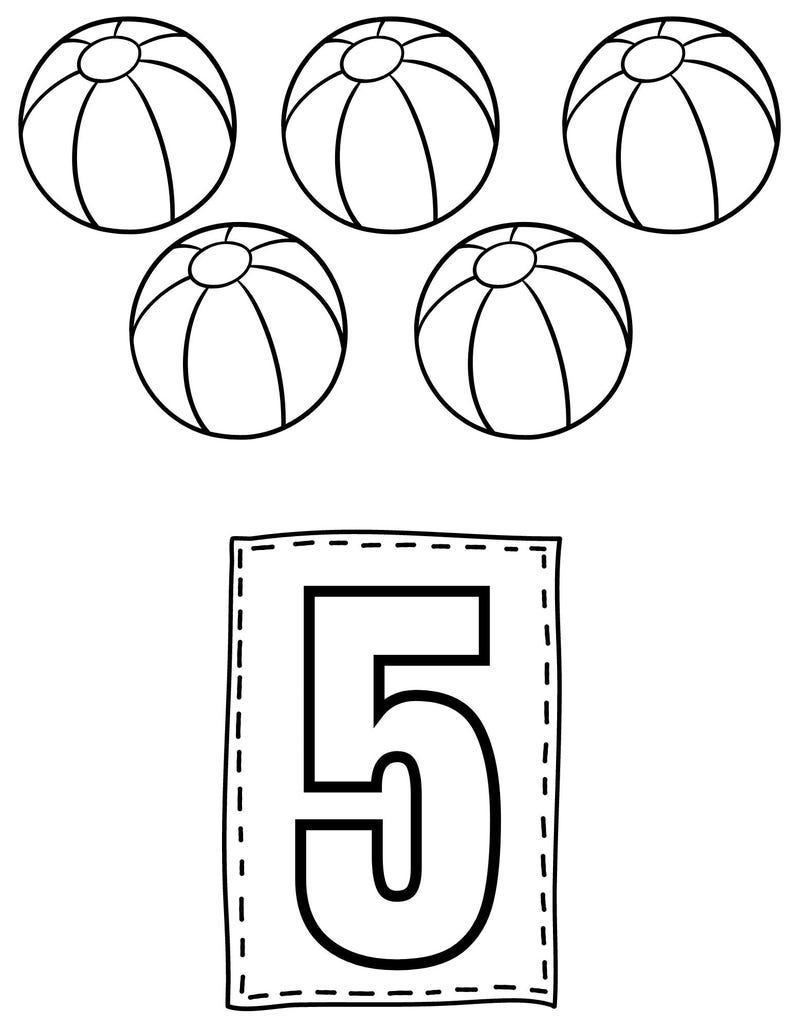Printable Number Colouring Pages, Digital Download - Etsy UK