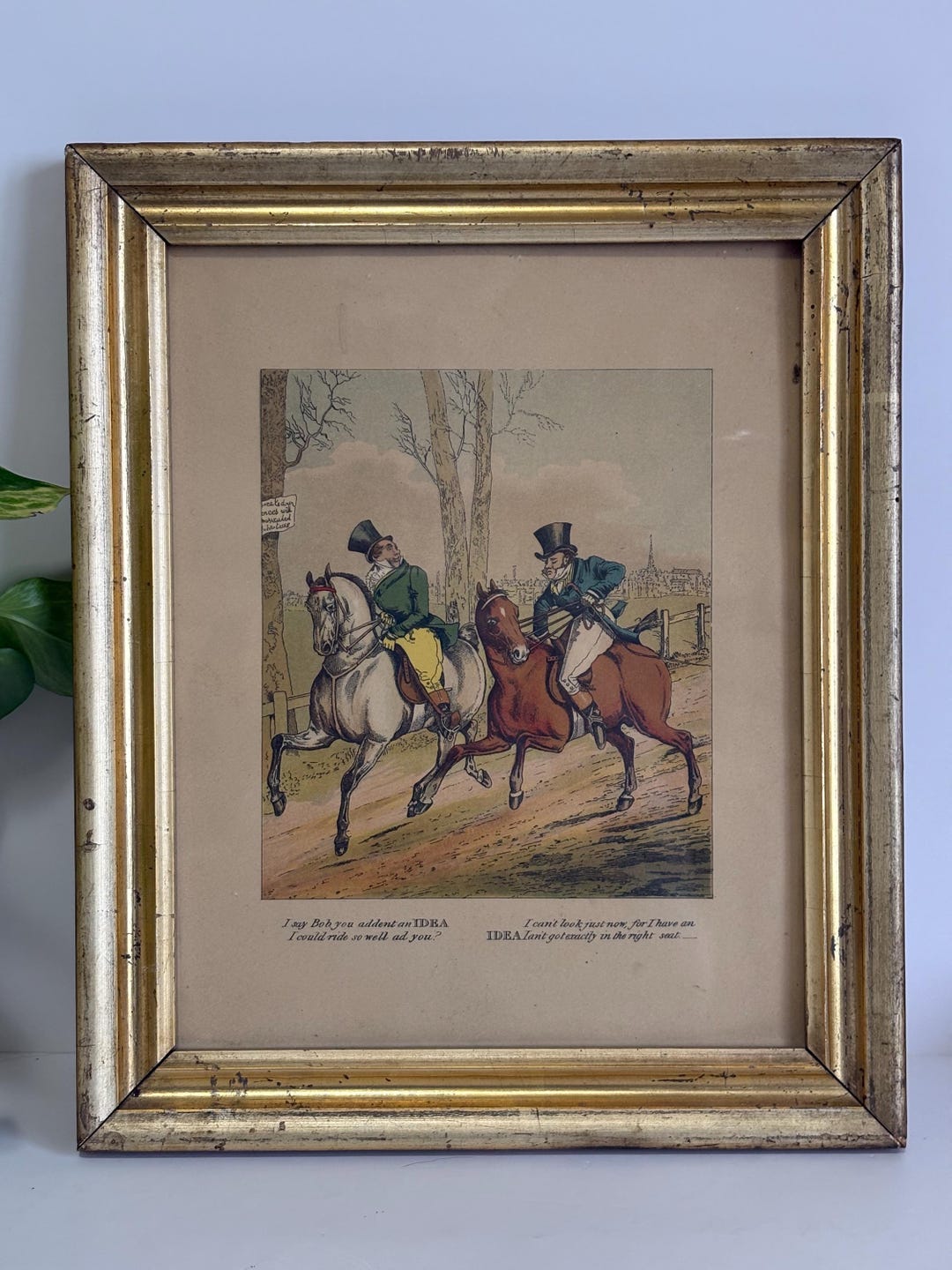 Henry Thomas Alken "ideas" Print Etching With Aquatint | “I Say Bob ...