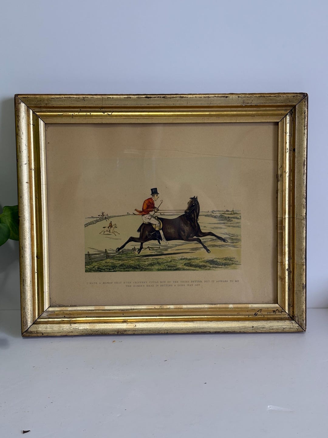 Henry Thomas Alken Print Etching With Aquatint | “I Have a NOTION ...